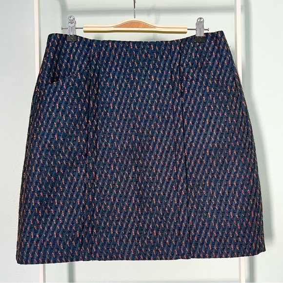 LOFT | Skirts | Loft Jacquard Aline Mini Skirt | Poshmark